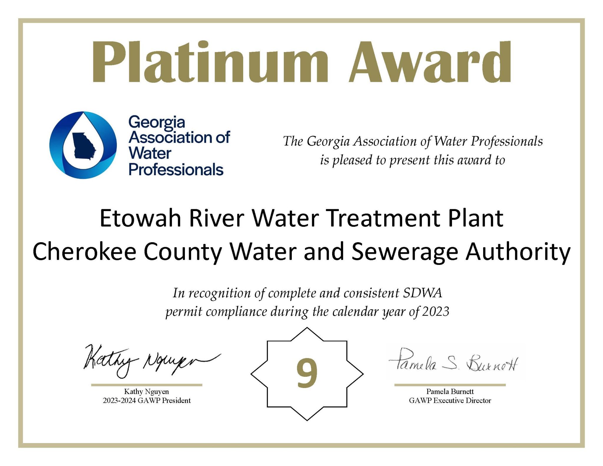 Treatment Plant - CCWSA